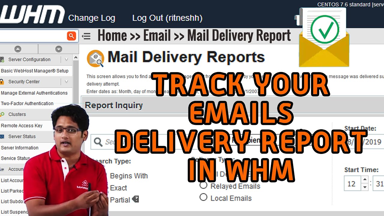 How to Check Emails Delivery Report via WHM [EXPLAINED]☑️ - YouTube