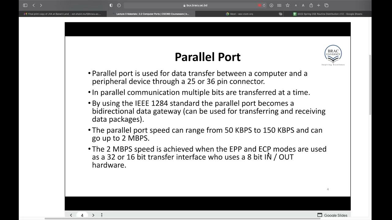 CSE360 Lecture 3: (Computer Ports) - YouTube
