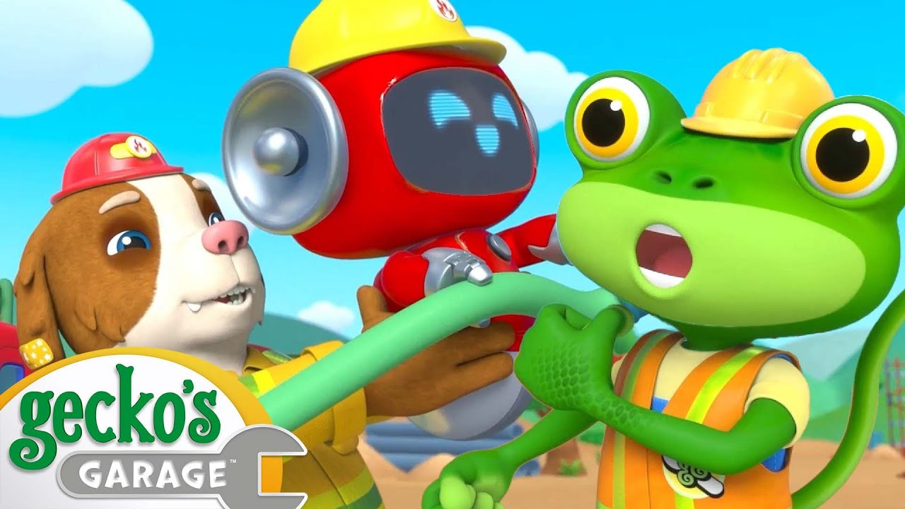 Firefighter School Rescue | Gecko's Garage - Cartoons for Kids | Learn ...