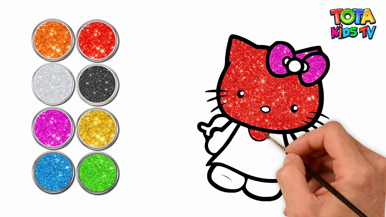 How To Draw Hello Little Kitty - YouTube