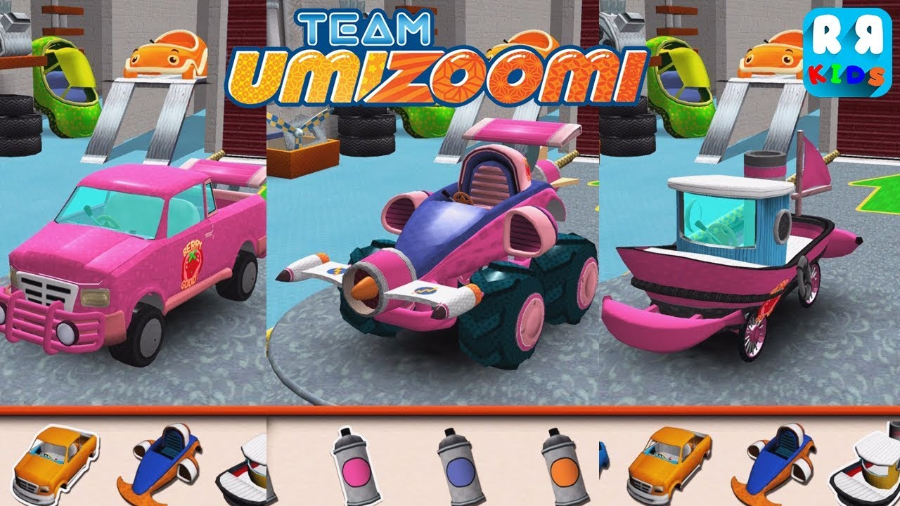 Team Umizoomi: Math Racer - Best App for Kids | All Pink Cars with Geo ...