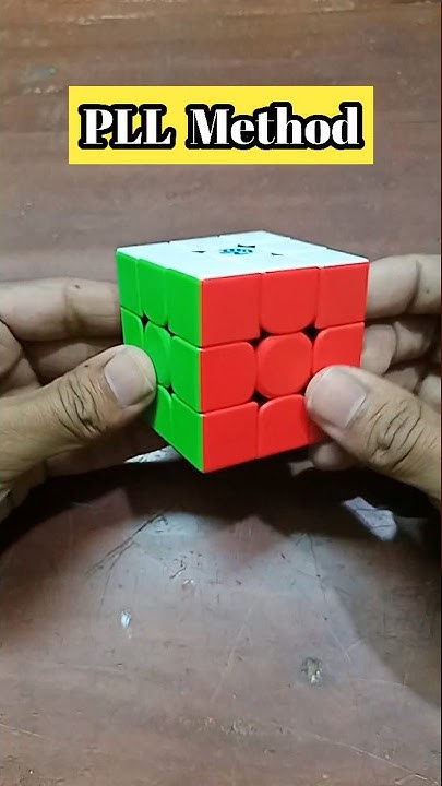 Learn how to solve rubik's cube 3×3 (PLL method) - YouTube