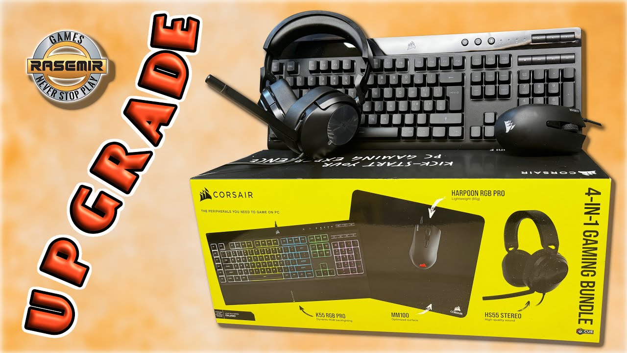 Unboxing set gaming Corsair entry level - per le mie esigenze è già TOP ...