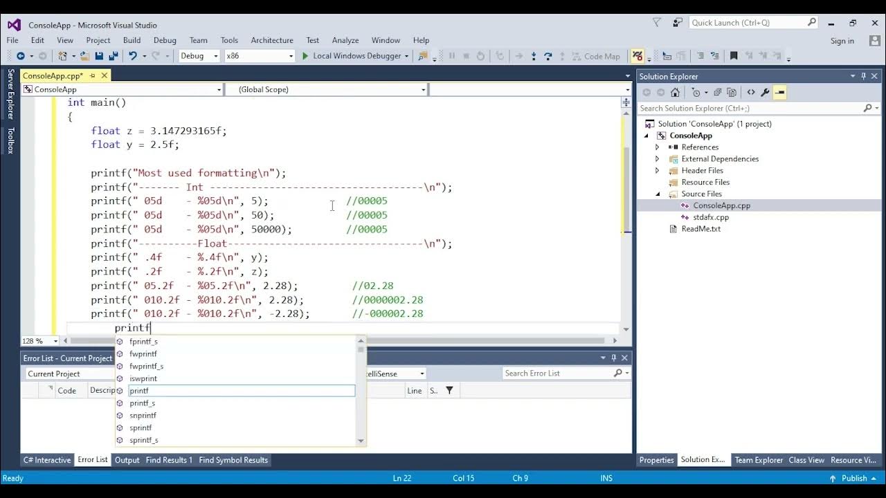 C code Ardunio, Avr, Stm32.. Most used sprintf formatting - YouTube