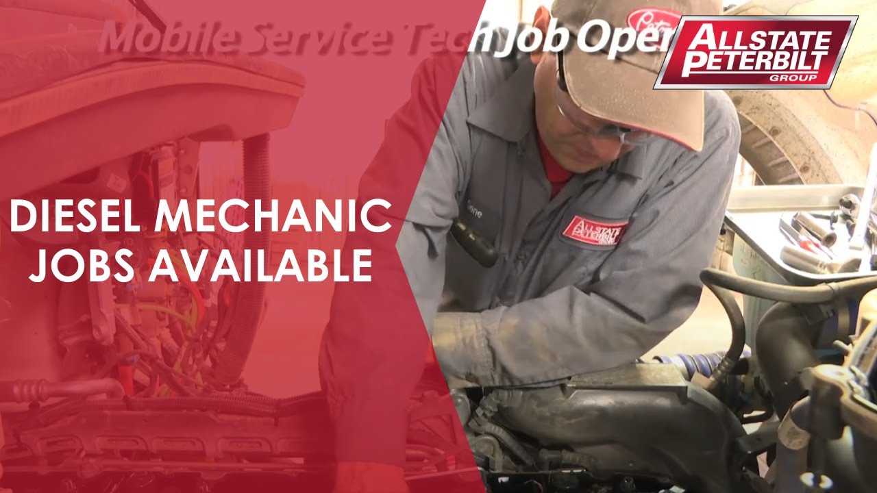 Diesel Mechanic Jobs Available - YouTube