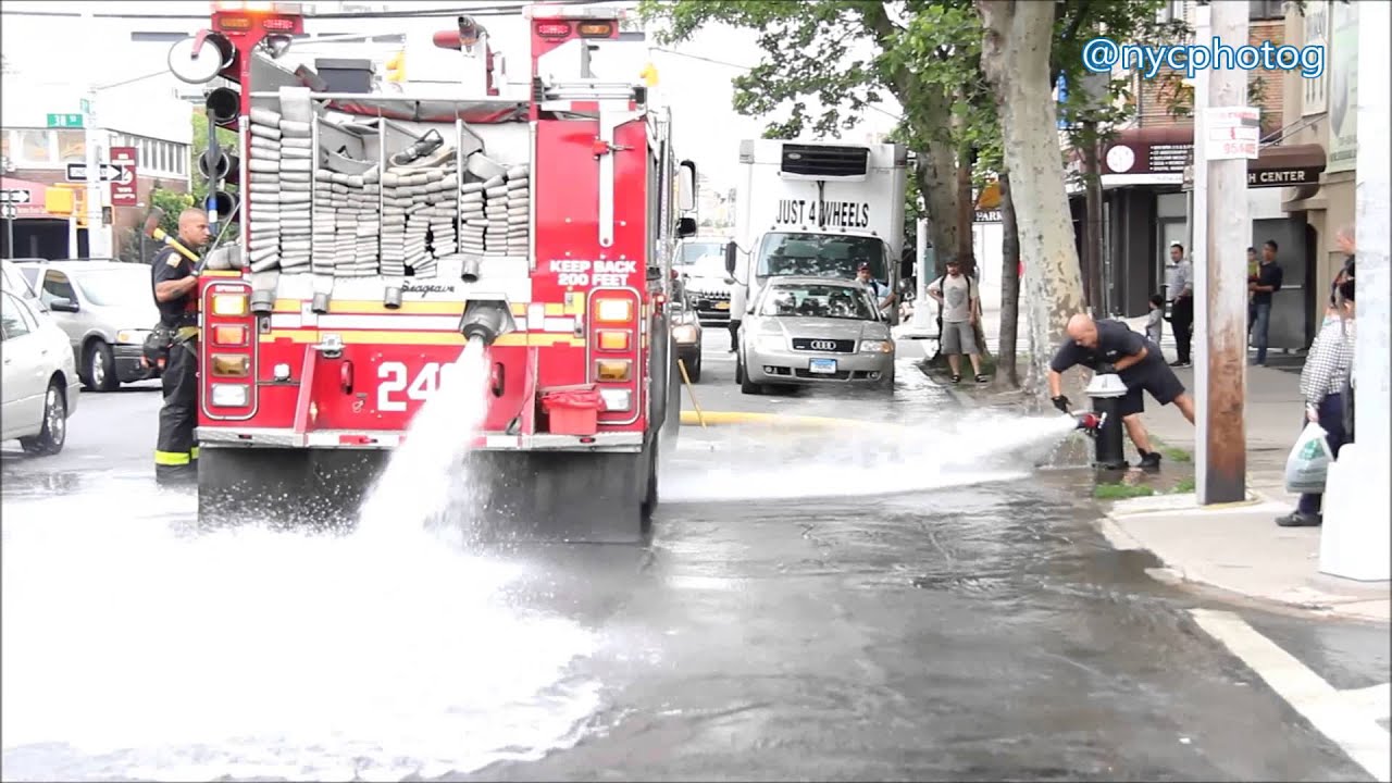 Broken Water Hydrant - YouTube