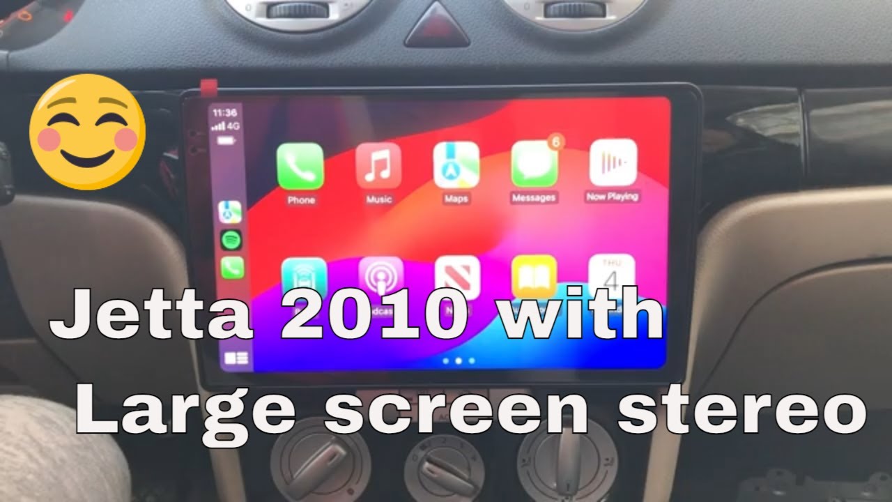How to Upgrade Large screen Stereo on My jetta 2010 with Wireless ...