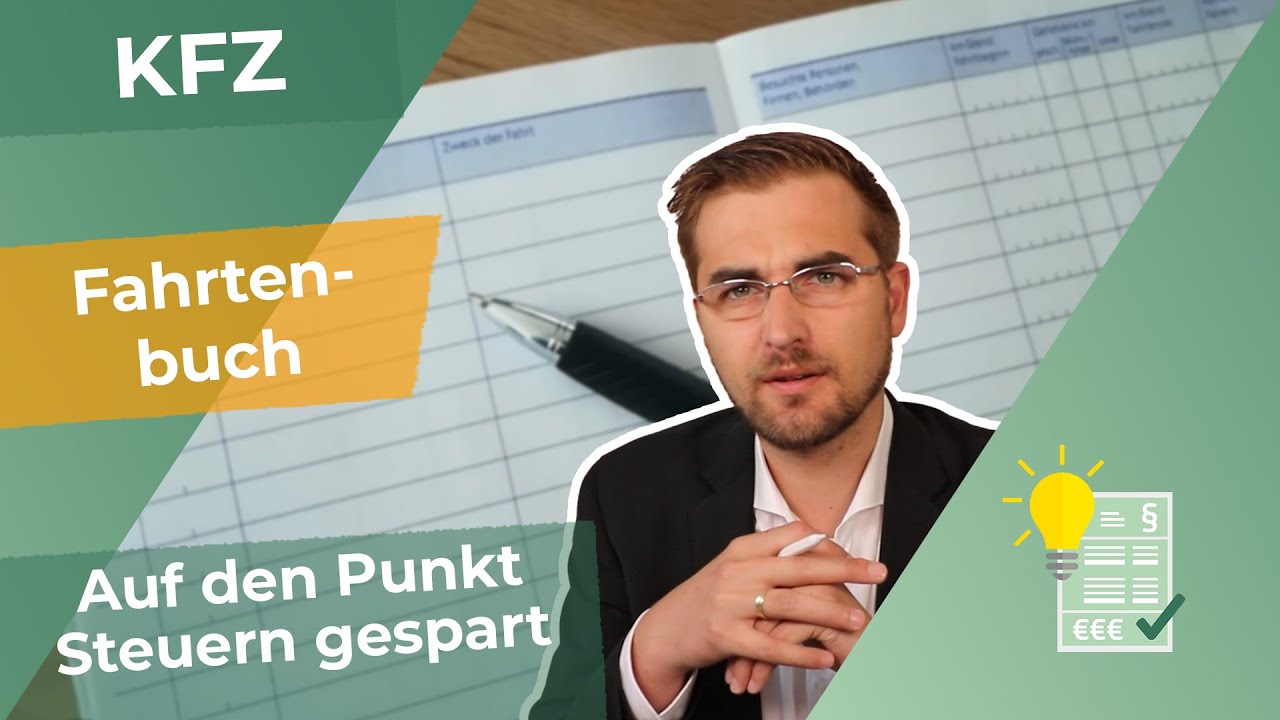 Auf den Punkt mit dem Auto Steuern gespart - Fahrtenbuch - YouTube