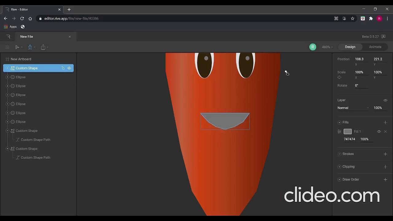 animation in rive for flutter app ! - YouTube