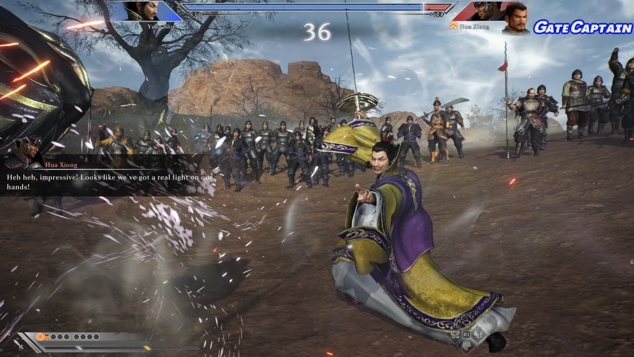 [Dynasty Warriors: Origins (MODDED)] - Yuan Shu Gameplay at Sishui Gate ...