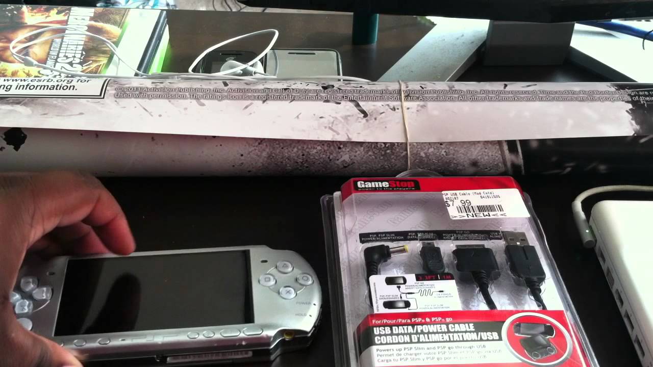 Unboxing Psp USB Data/power Cable - YouTube