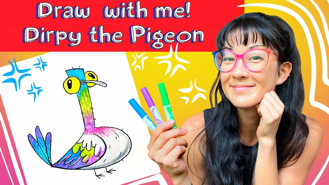 Let's have fun drawing my Dirpy Pigeon together! - YouTube