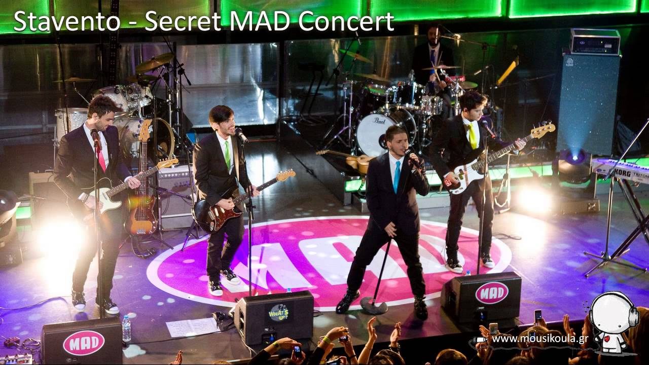 Stavento | Secret MAD Concert | Matia Mou Omorfa - YouTube