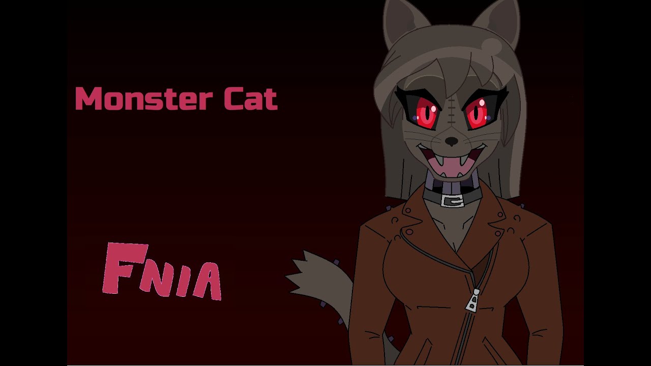 FNIA - Draw Anime Monster Cat (Five Nights at Candy's 3) - YouTube