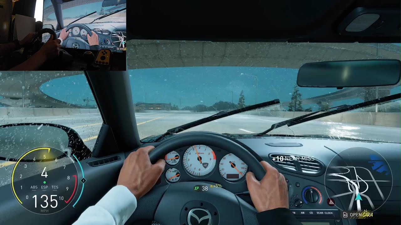 The Crew Motorfest - Driving in the rain! (Steering Wheel + Manual ...