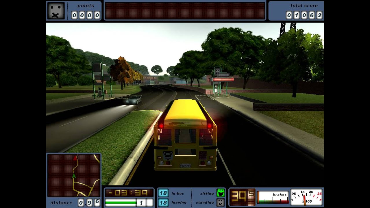 Bus Driver PC Gameplay Eastern High School Route - YouTube