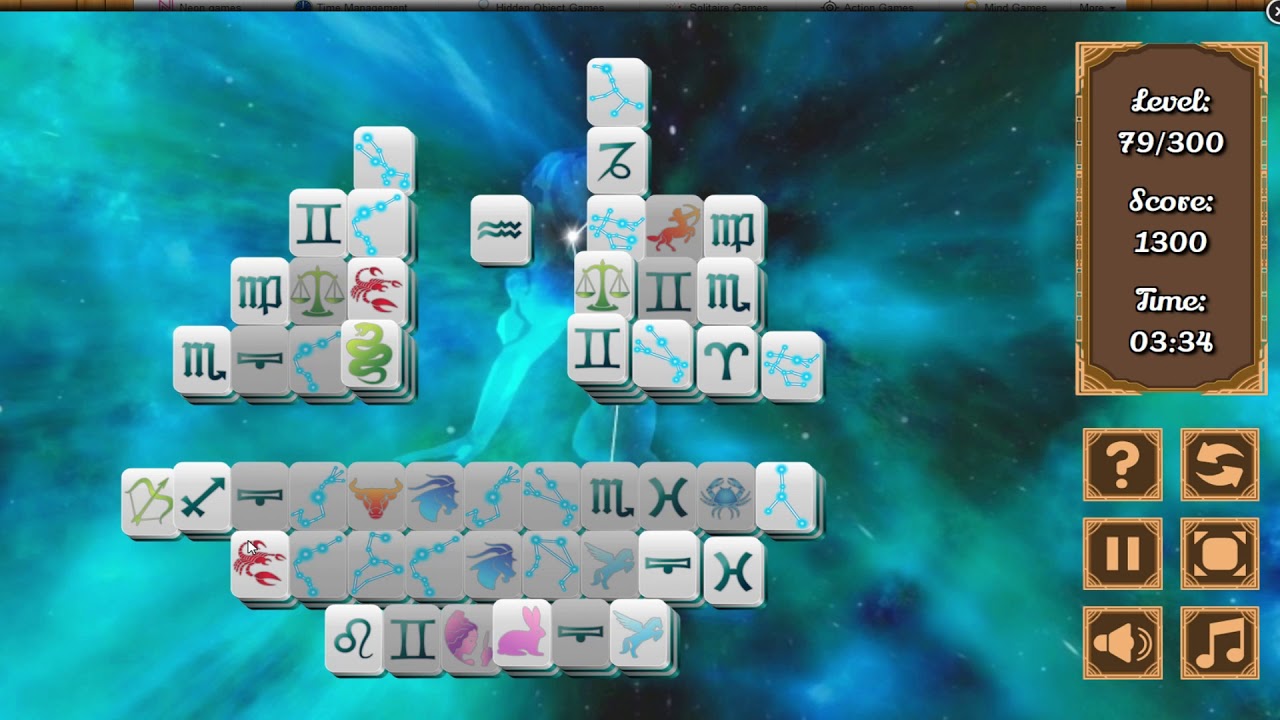 Zodiac Mahjong Level 79/300 - YouTube