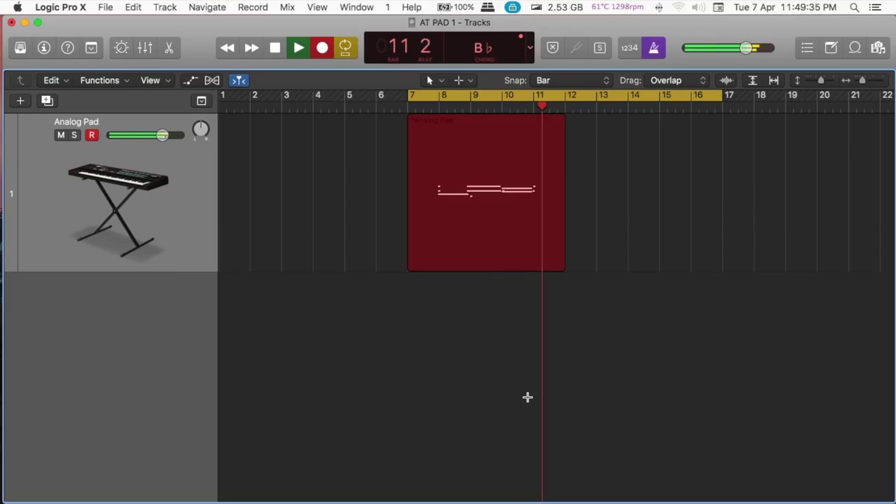Logic Pro X- Synth Pad Programming Getting Started Tutorial 2 Ft.Record Your First Synth Pad ...
