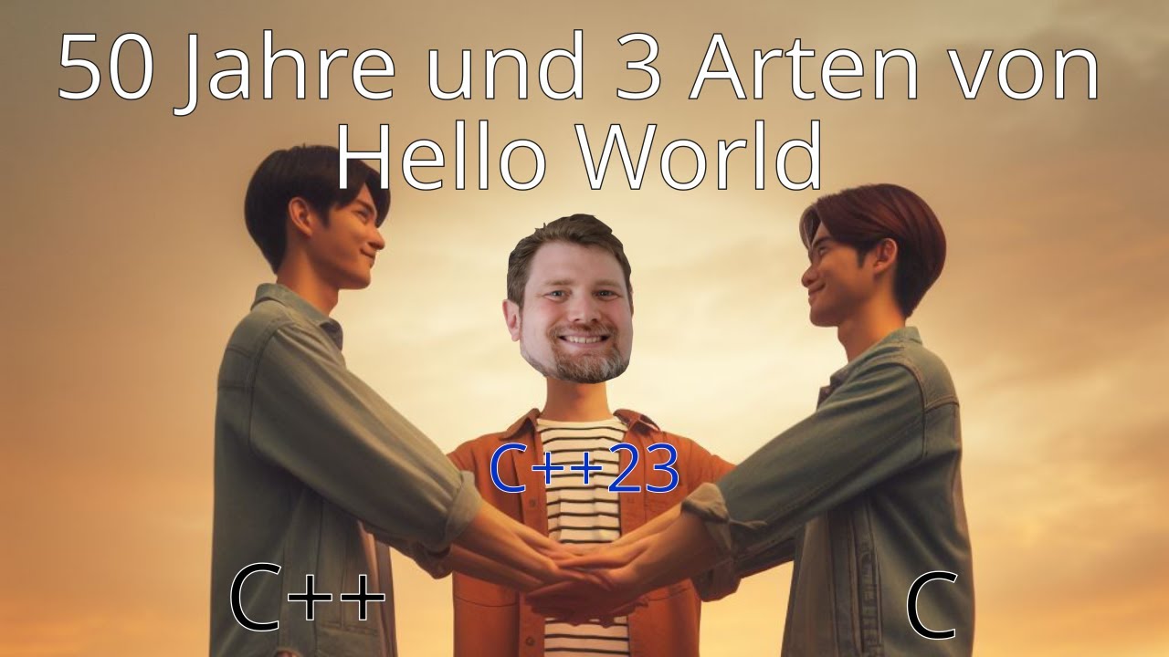 50 Jahre und 3 Arten von Hello World Code - YouTube