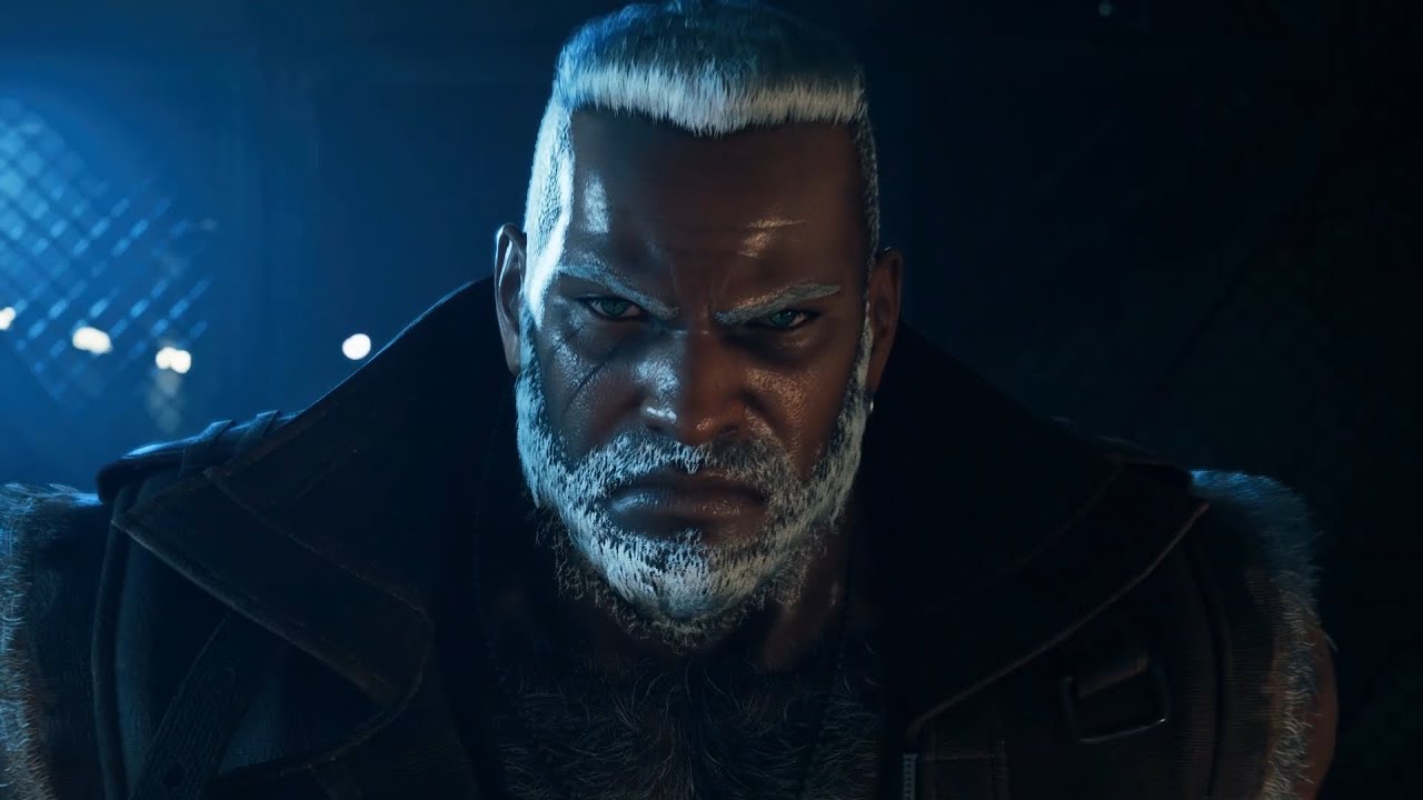 FF7 Remake PC - Avalanche Member with Sephiroth's Style (White Hair ...