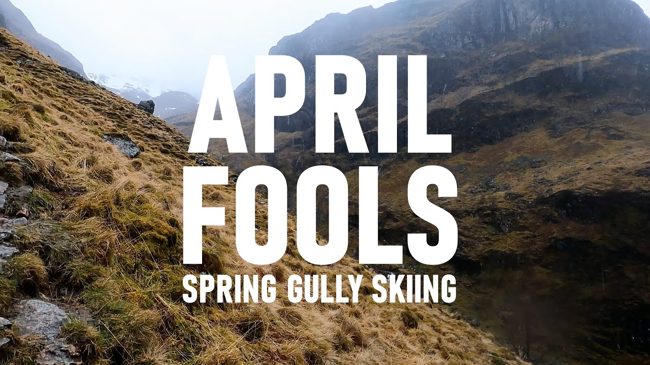 April Fools - Skiing Scottish Gullies - YouTube