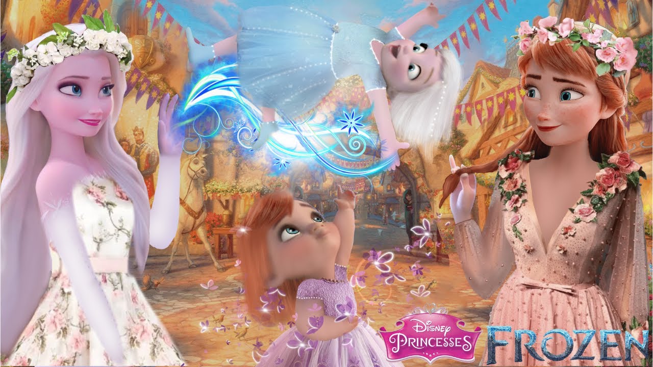 Frozen 3 : Anna and Elsa became mothers and teach magic 👩‍👧Ana's World ...