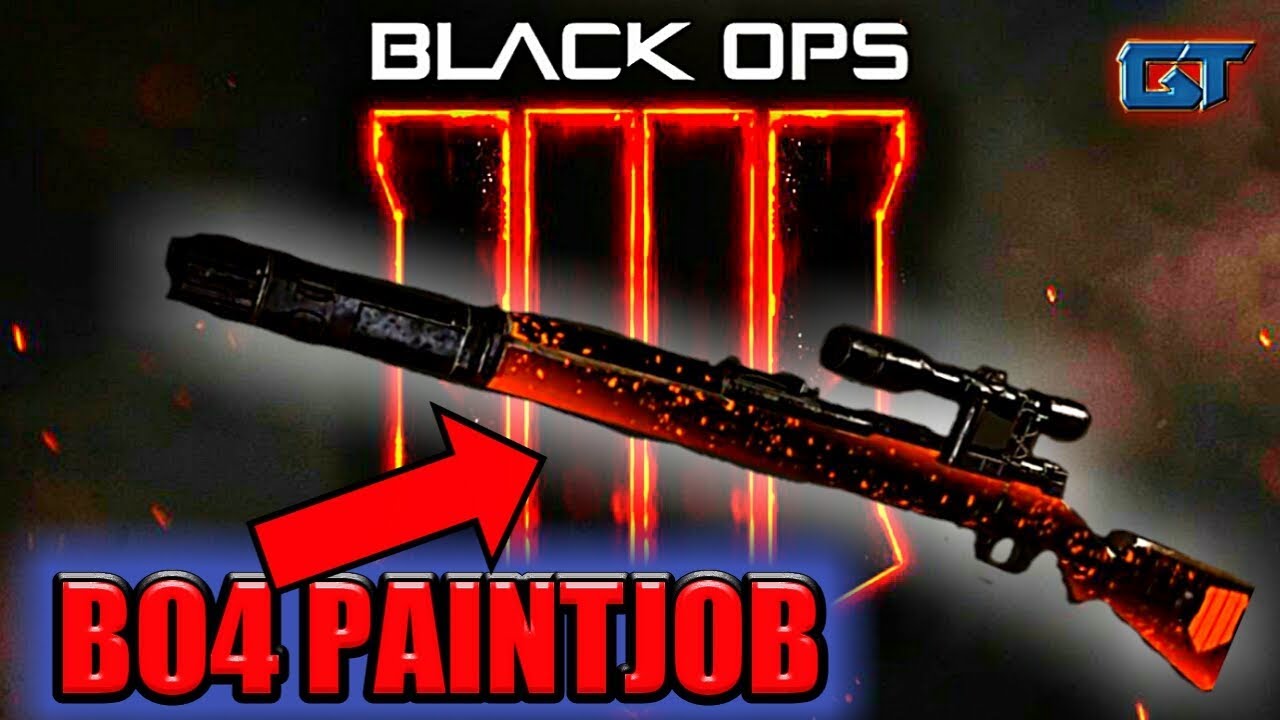 BLACK OPS 4 CAMO!!! COD WW2 Paintjob. - YouTube