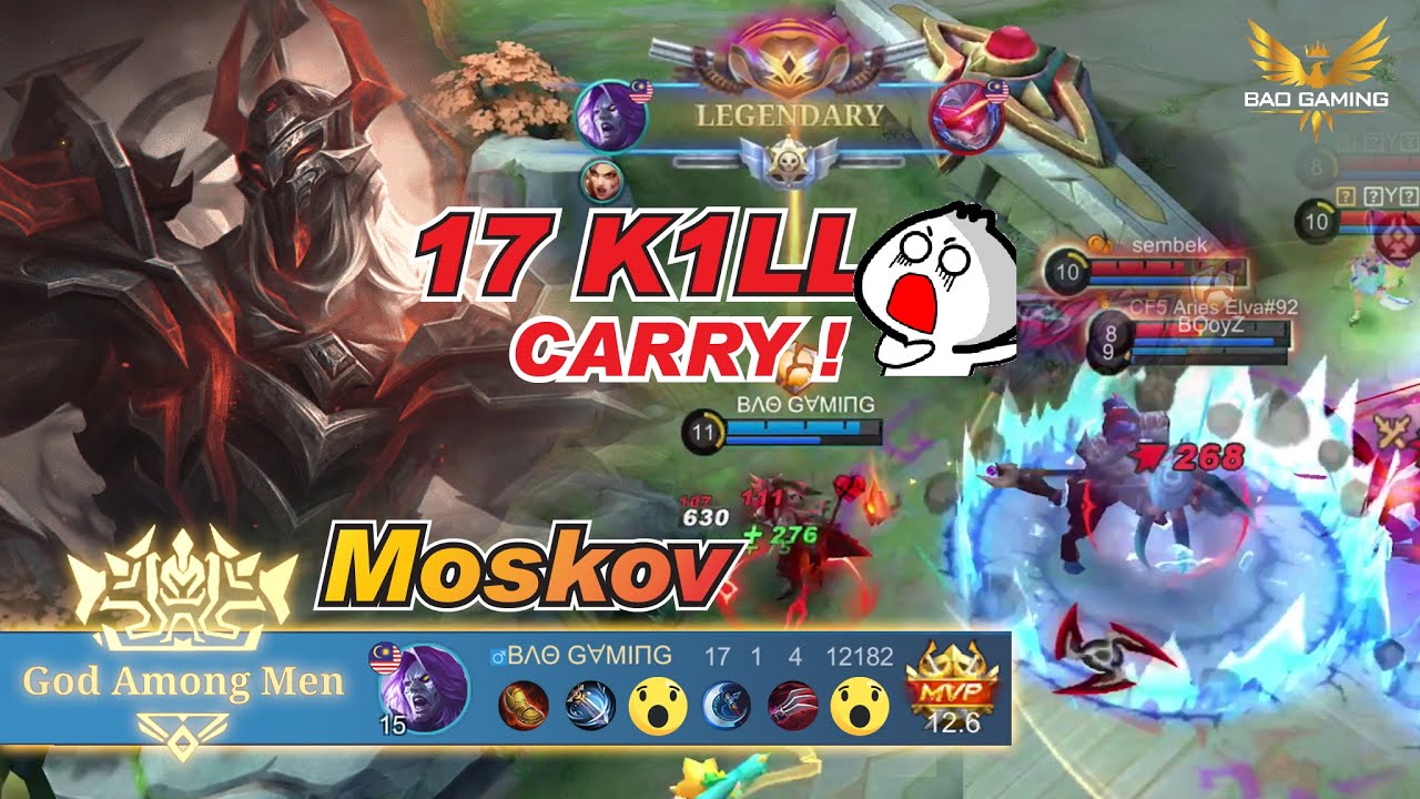 Moskov BEST BUILD and New Emblem Set 2022 | Epic Skin Blood Spear ...