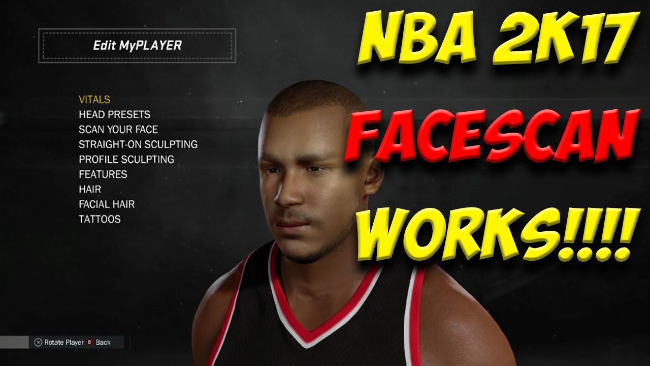 NBA 2K17 FACE SCAN - DOES IT WORK? - YouTube