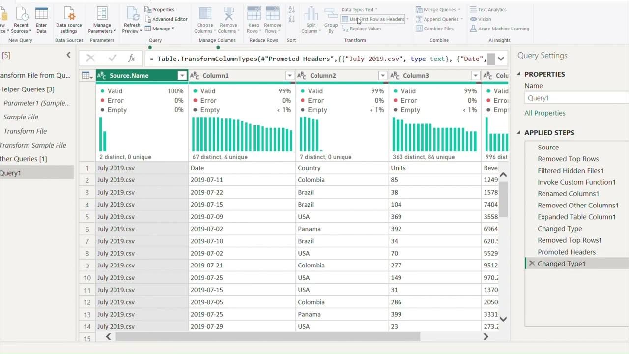 How to get data and combine, transform files from Share Point Folders ...