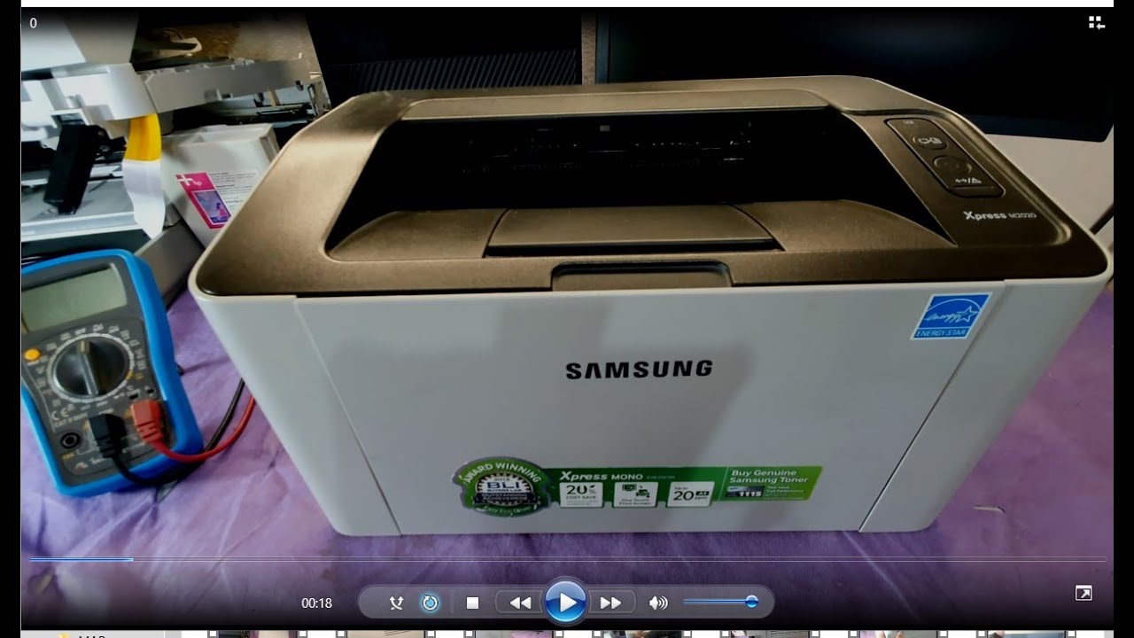 Conserto rápido impressora Samsung M2020 - YouTube