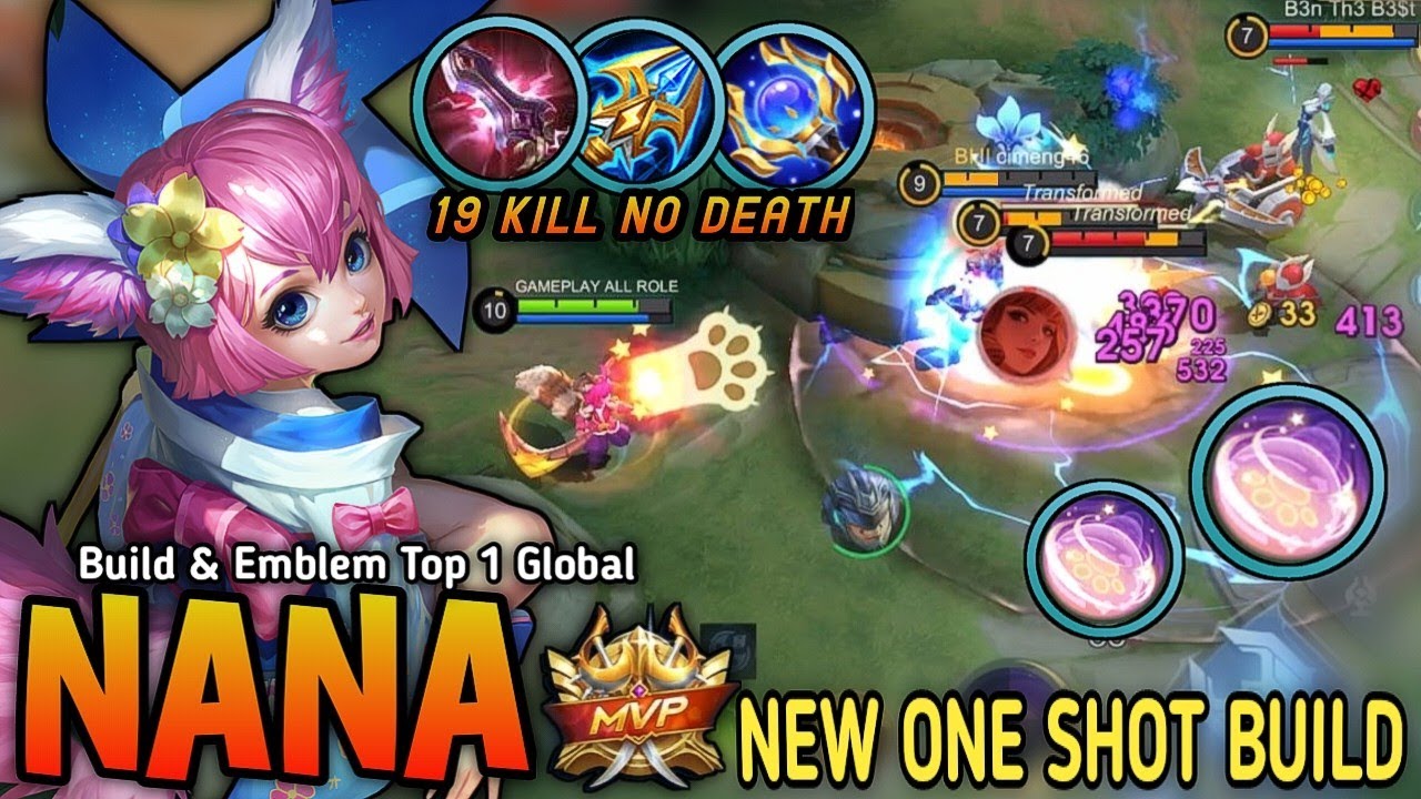 19 Kill No Death!! Nana New OP Build and Emblem 100% ONE SHOT DELETE ...