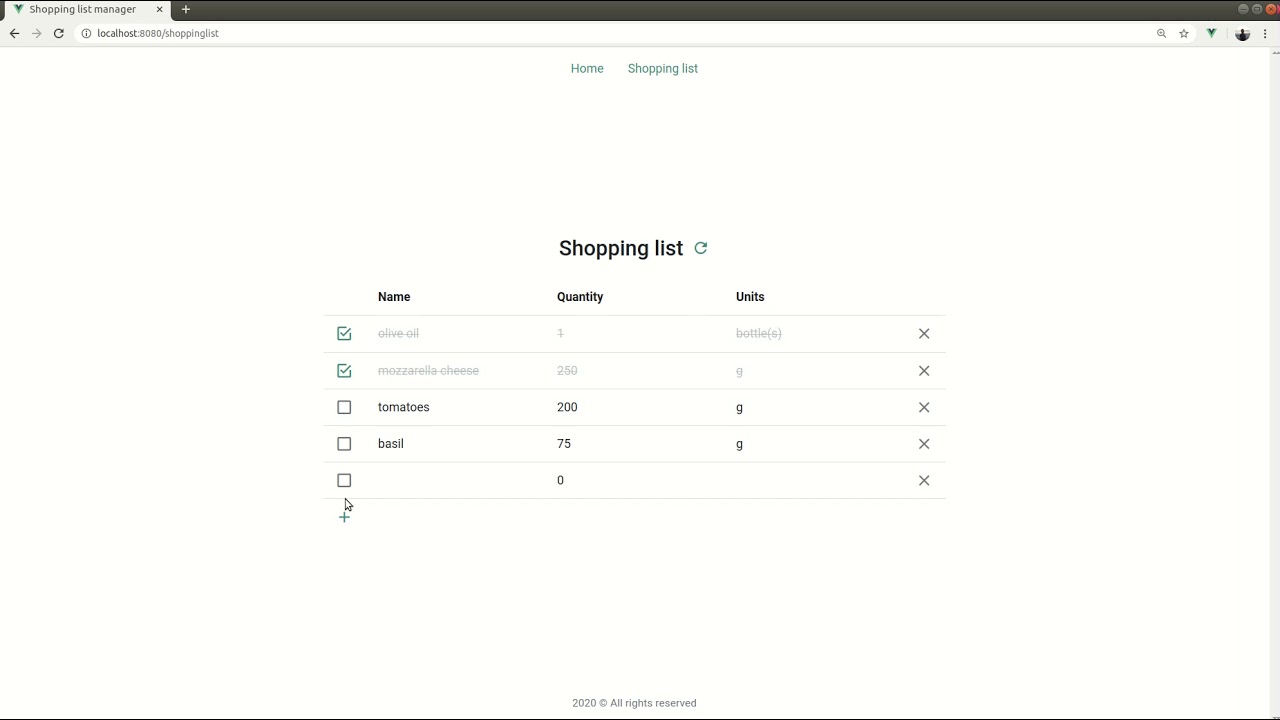Full-stack development on Flask & Vue.js & MongoDB #2 Basic Vue.js application Demo - YouTube