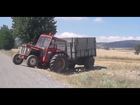 BÜYÜK ENTER (654-S) ARPA YÜKLÜ TARLADAN ÇIKIŞI..!