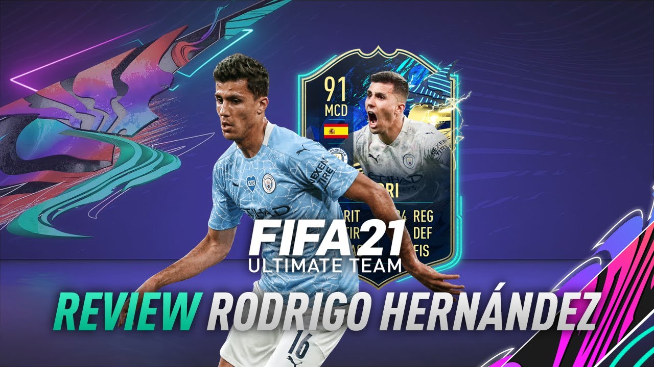 ¡MEJOR RENDIMIENTO DEL ESPERADO! RODRI 91 TOTS OBJETIVO REVIEW | FIFA ...