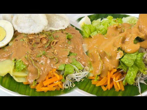 RESEP GADO GADO SIRAM KHAS SURABAYA JAWA TIMUR !! GADO GADO TER ENAKKKKK