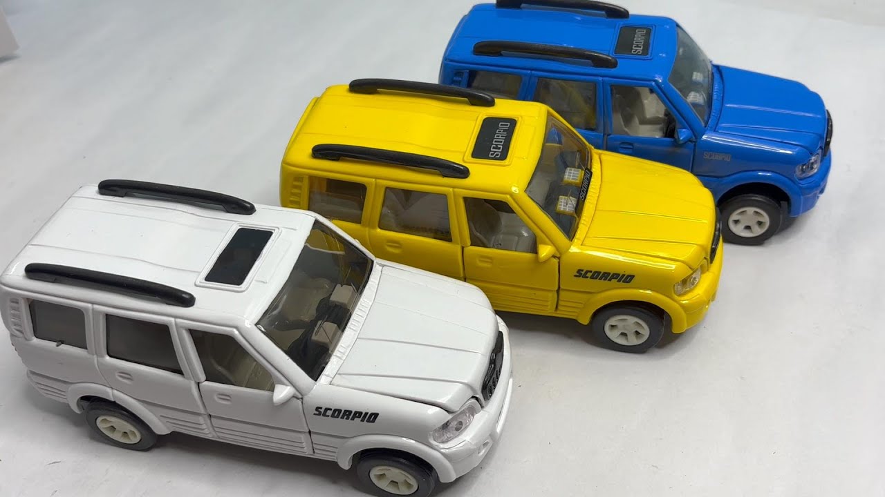 Blue Mahindra Scorpio Scale Model Unboxing & Review | Shinsei Toys ...