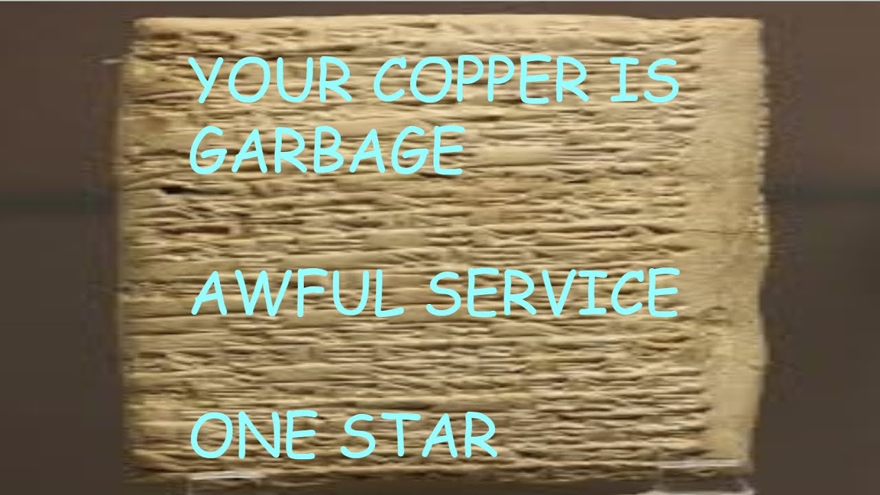 Three Minute Biography- Ea Nasir, The Internet's Least Favorite Copper ...