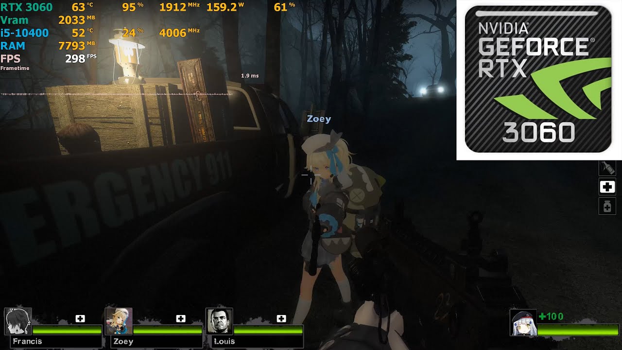 Left 4 Dead 2 | RTX 3060 | Very High Settings at 1440p - YouTube