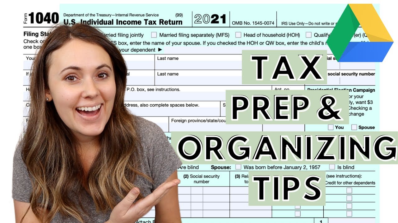 How I Prepare And Organize Our Tax Documents - YouTube
