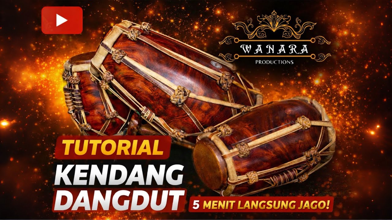 Tutorial Kendang Dangdut - Kendang Rampak - Pemula Langsung Jagooo‼️ ...