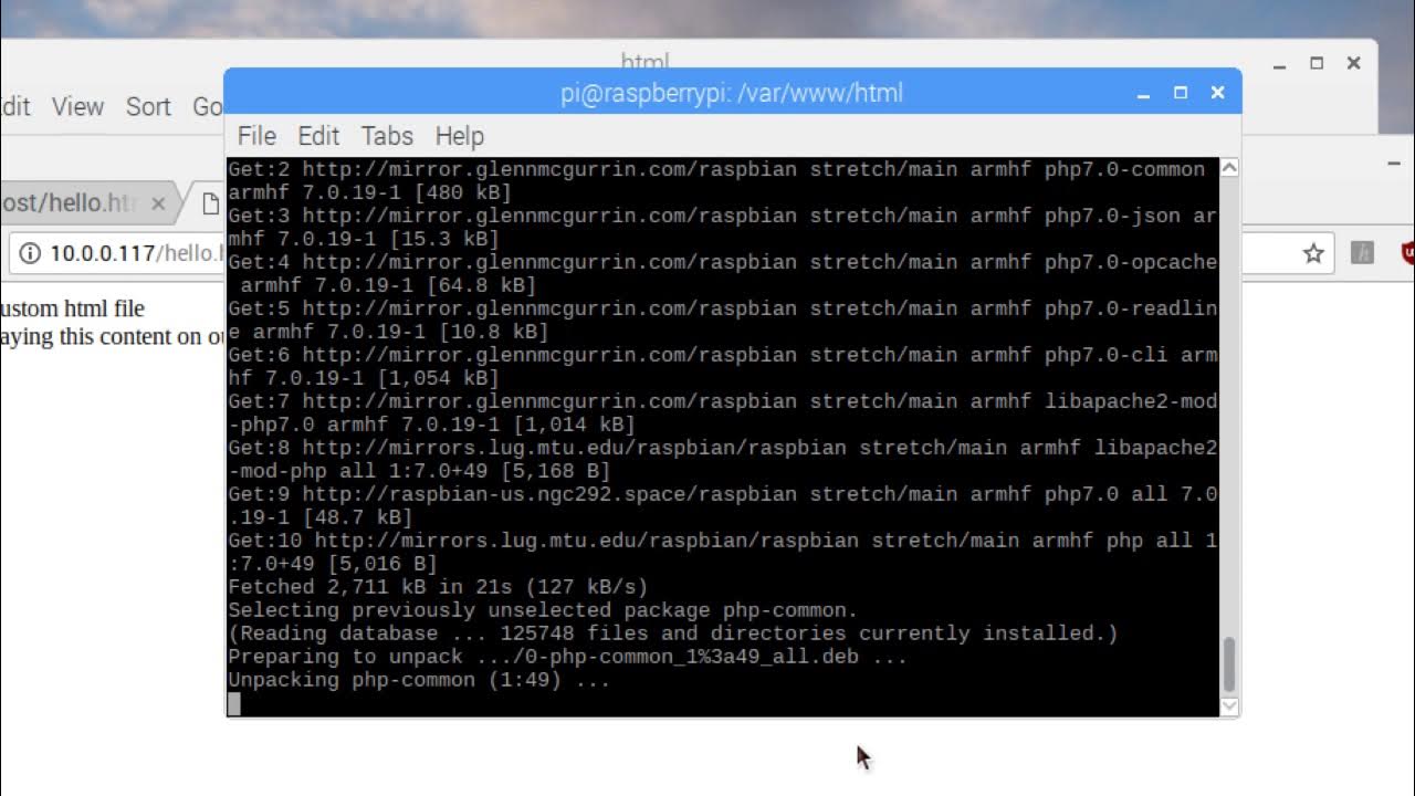 Installing the PHP Application Server - YouTube