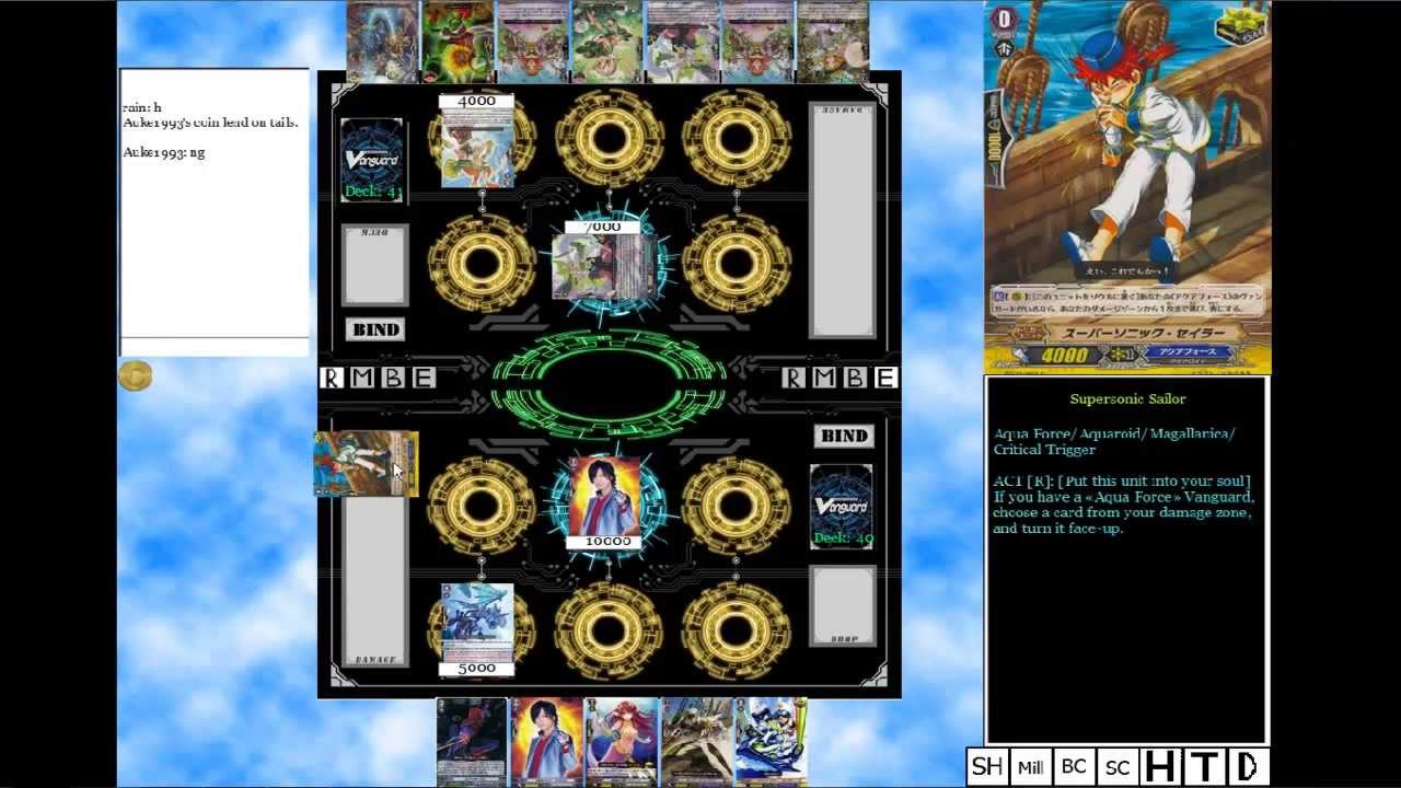 Vanguard Fight #1: Etranger Aqua Force - YouTube