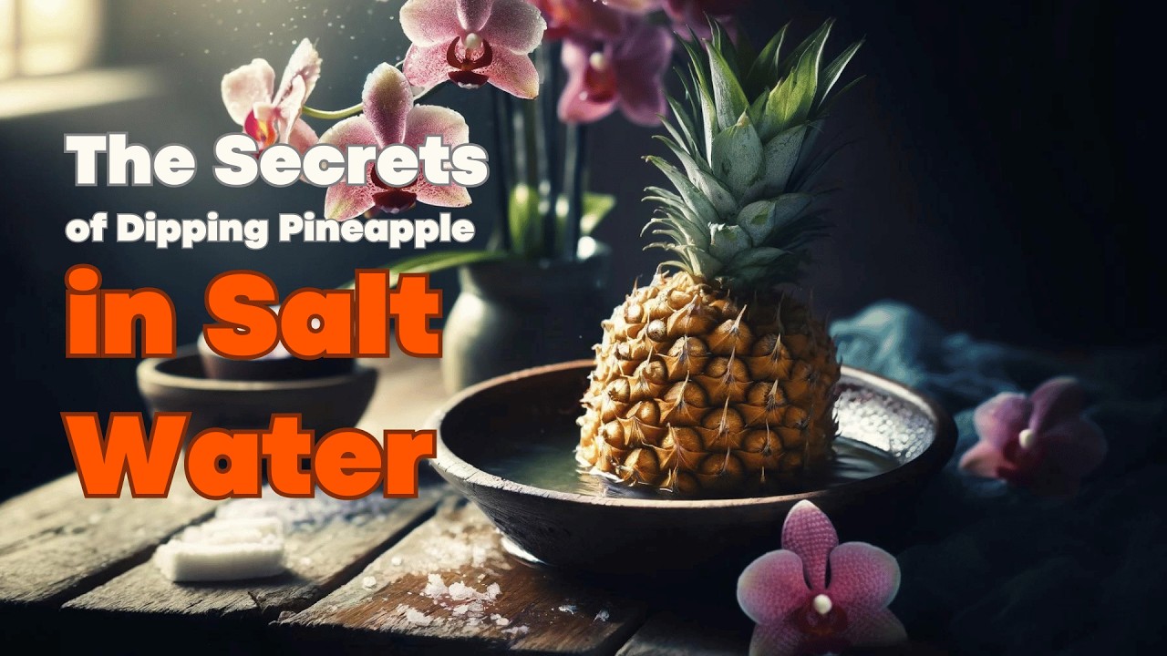 The secrets of dipping pineapple in salt water | Discover unexpected benefits - YouTube