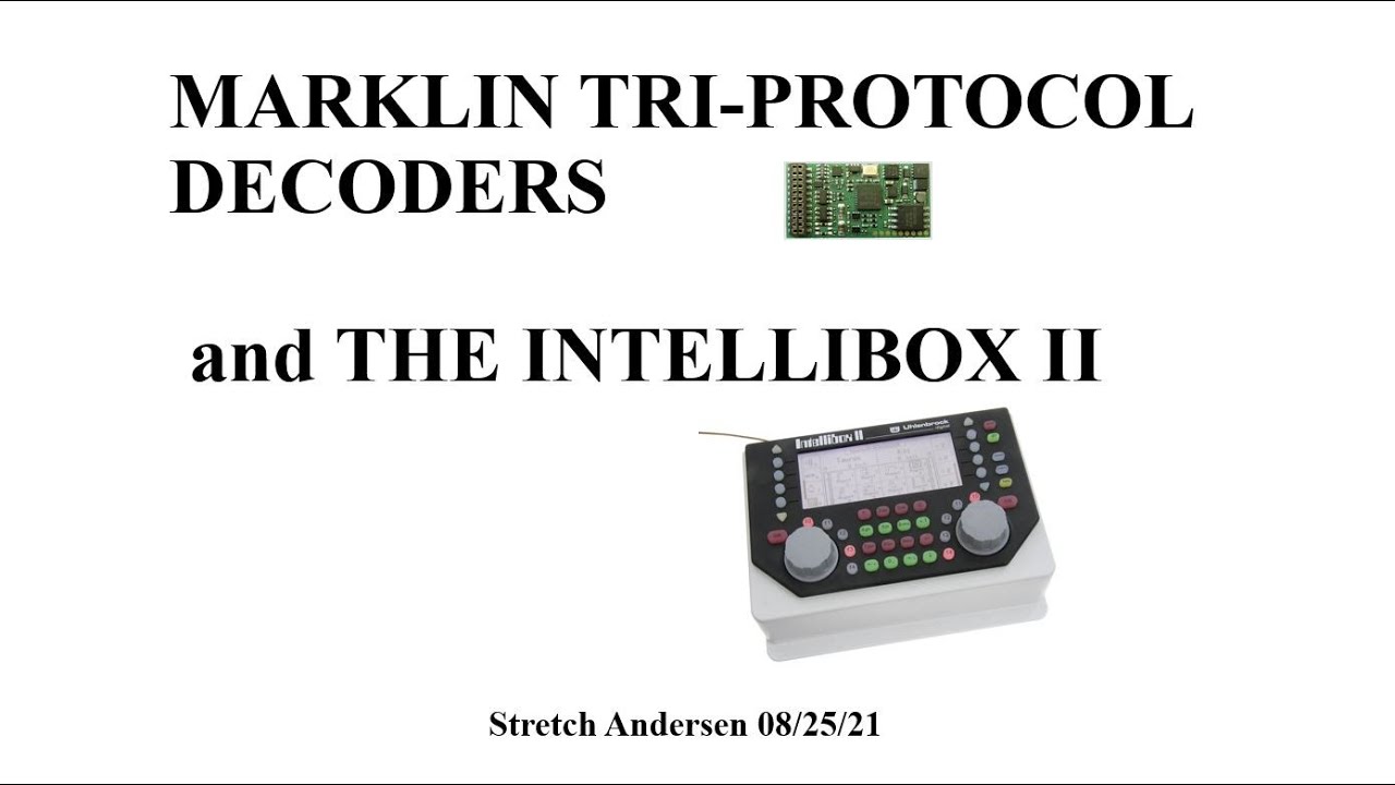 Marklin Tri-Protocol Decoders & The Intellibox II - YouTube