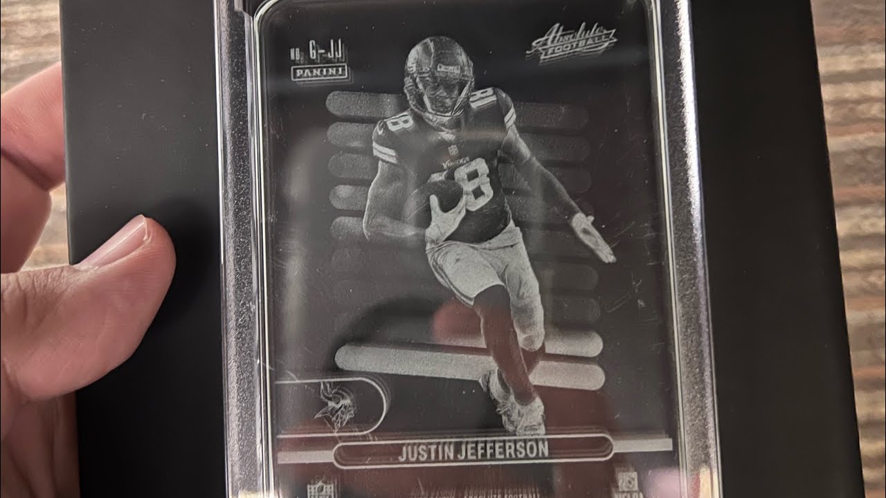 Panini redemption 2022 absolute football justin jefferson case hit ...