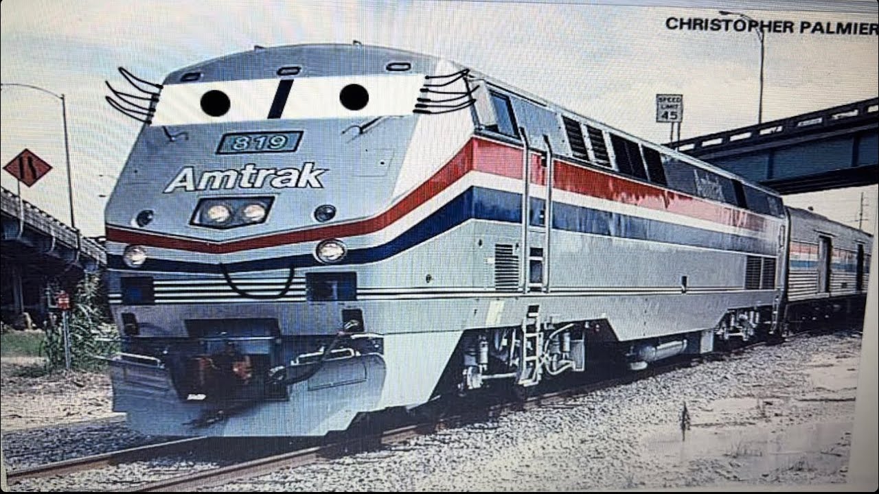 Ella the Amtrak P40DC Phase 3 819 - YouTube
