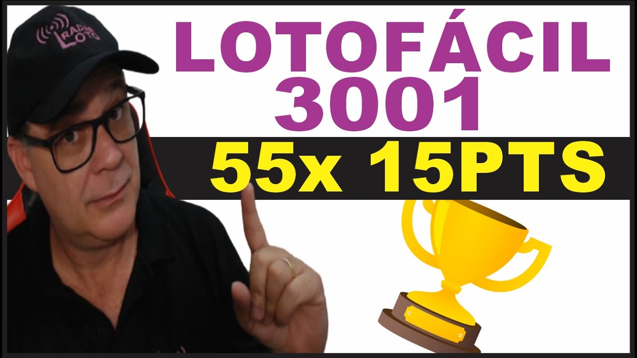 Lotofácil 3001 Sugestão de 21 Dezenas - YouTube