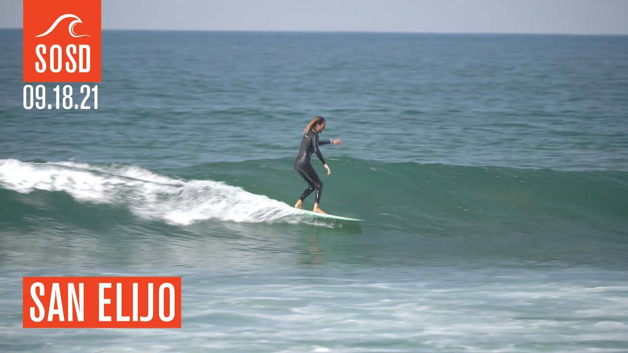 Surfing San Elijo In September | Cardiff, CA - YouTube