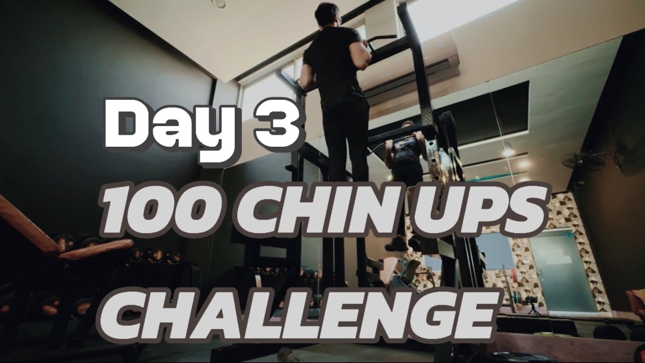 Day 9 | Biceps and Triceps Day | 100 Chin Ups Challenge with Tansir ...